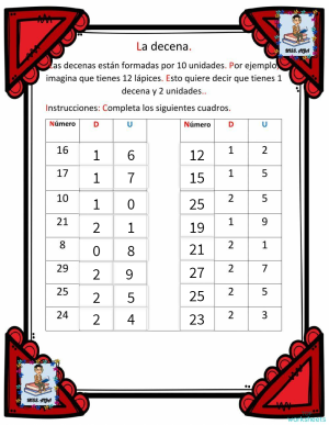 Millares, centenas, decenas y unidades: fichas interactivas y ...